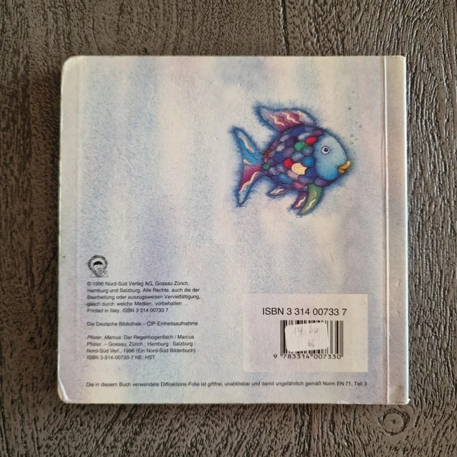 KINDERBUCH DER REGENBOGENFISCH – Marcus Pfister – Nord-Süd Verlag EUR 8 ...