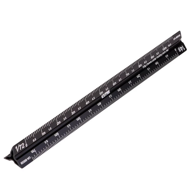 MEASURING SCALE METAL Ruler Engineers Reference Rule Model £11.66 ...