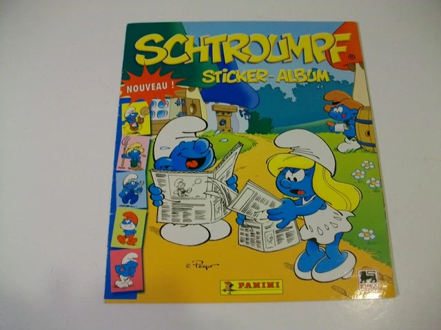 SMURF SCHLUMPF SCHTROUMPF Album Panini Avec Stickers Complet 2008 EUR ...