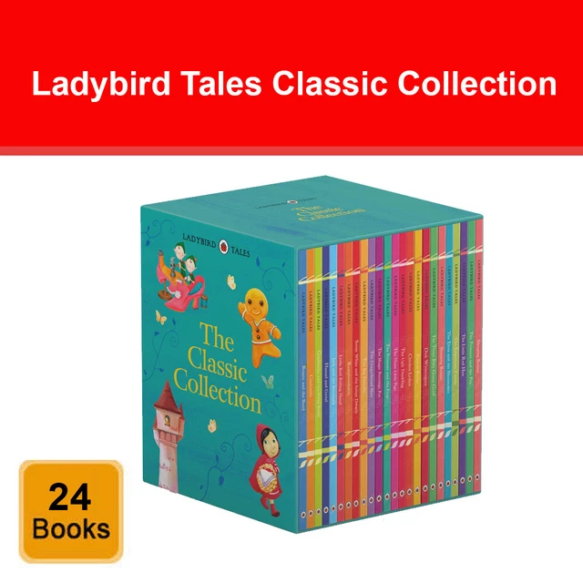 LADYBIRD TALES CLASSIC Collection 24 Books Box Set Children's Book Pack ...