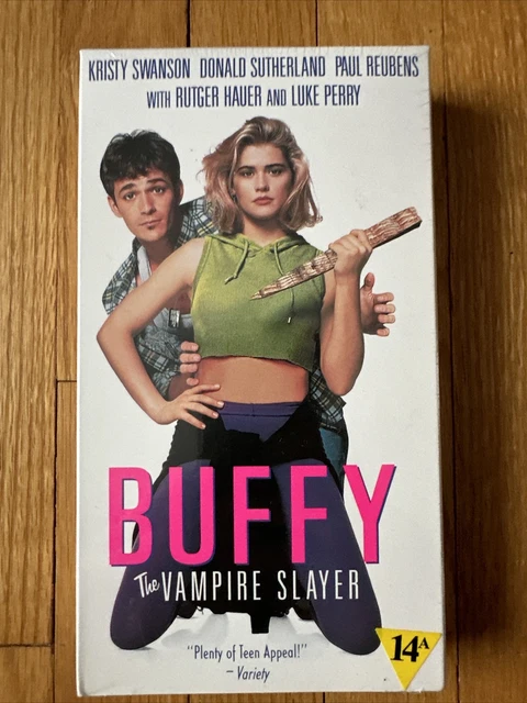 BUFFY THE VAMPIRE Slayer VHS Luke Perry 1992 BRAND NEW SEALED WATERMARK ...
