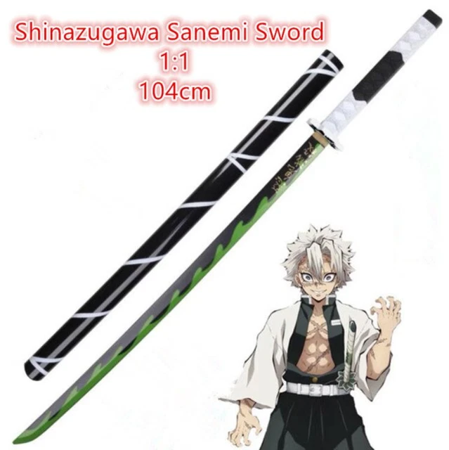 DEMON SLAYER SANEMI Shinazugawa Nichirin Sword Kimetsu no Yaiba Cosplay ...
