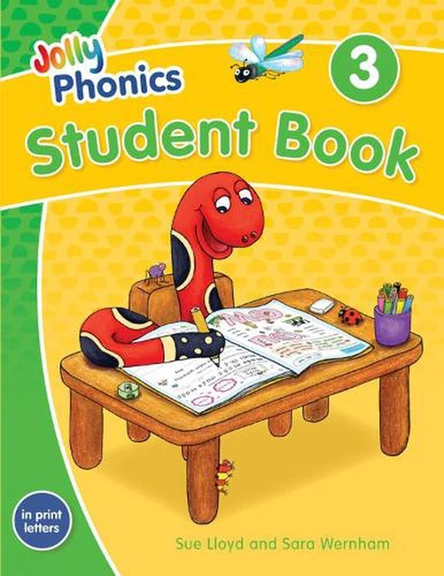 JOLLY PHONICS STUDENT Book 3: In Print Letters (American English ...