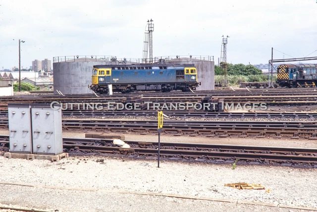 ORIGINAL RAILWAY SLIDE: Class 33 Diesel 33026 at Bristol TM 1980s D-723 ...