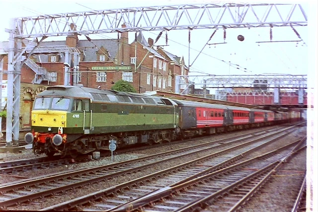 35MM RAILWAY COLOUR Negative Class 47 815 at Crewe £2.54 - PicClick UK