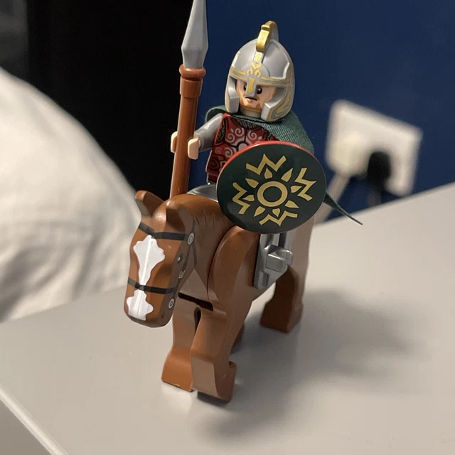 LEGO LORD OF the Rings Eomer minifigure (LOR010) from Uruk-Hai army ...