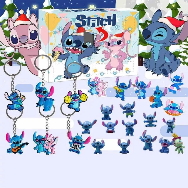 LILO AND STITCH Christmas Advent Calendar Blind Box 24 Days Countdown ...