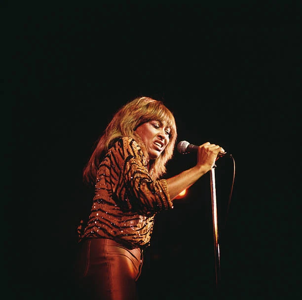 TINA TURNER US Singer Singing Into A Microphone Old Music Photo EUR 6 ...