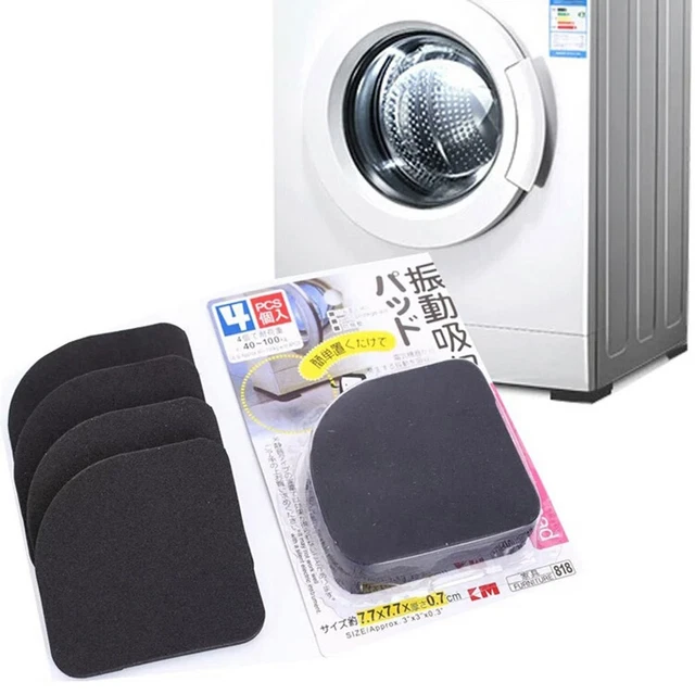 4 PCS WASHING Machine Mat Washer Vibration Dampeners Anti Pad Isolation ...