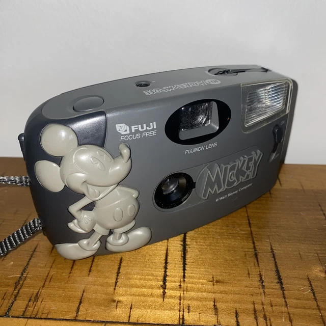 TESTED FUJI HI! Mickey Mouse Point &Shoot 35mm Film Camera JAPAN ...
