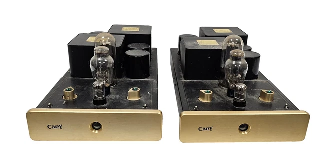 CARY CAD 805 triode output monaural tube valve power amplifiers £4,000. ...
