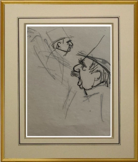 GEORGES GOURSAT DIT SEM (1863-1934) DESSIN ORIGINAL PORTRAIT 1900 (1183 ...