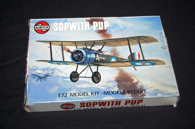 AIRFIX 1/72 SCALE Sopwith Pup Model Kit 1976 Release (No Decals) £0.99 ...