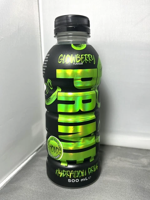 ULTRA RARE HOLO Prime Hydration Drink by Logan Paul & KSI GLOWBERRY ...