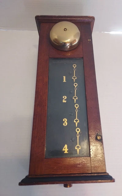 VICTORIAN ANTIQUE SERVANT Butler Bell Call Box Annunciator $75.00 ...