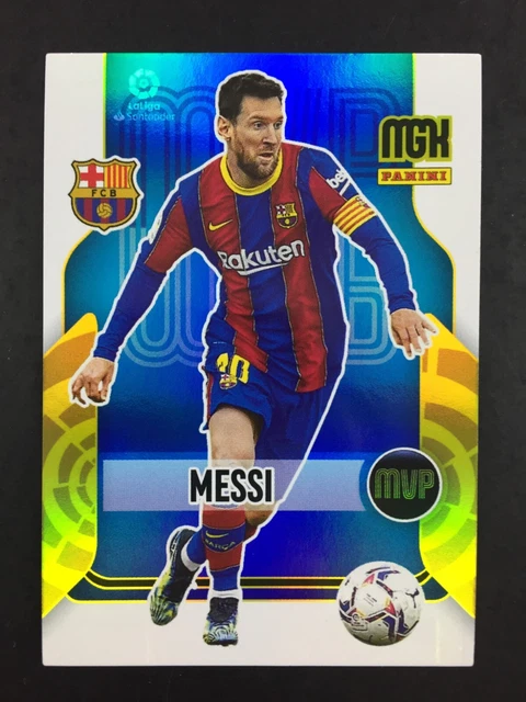 LIONEL MESSI CARD Panini La Liga 2021 2022 (22) MGK Megacracks #375 MVP ...