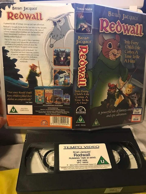 BRIAN JACQUES' REDWALL VHS Tape Kids Animation £8.52 - PicClick UK