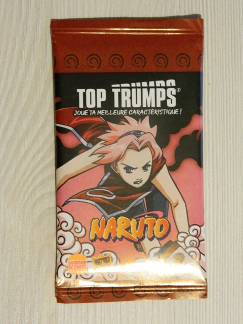 TOP TRUMPS NARUTO burger king NARUTO carte EUR 4,99 - PicClick FR