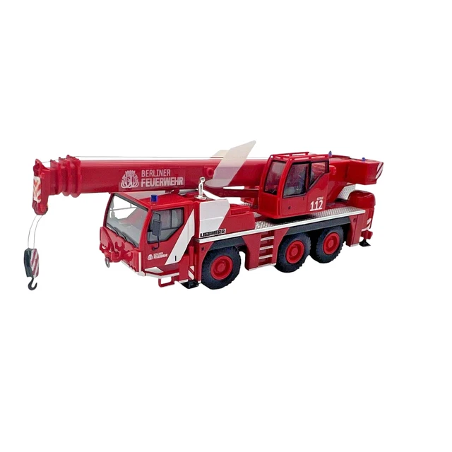 1:87 HERPA LIEBHERR Mobilkran LTM 1045 Berliner Feuerwehr UDS ...
