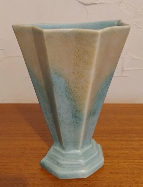 RARE CROWN DEVON WALL POCKET / FLAT BACK VASE - ART DECO 1930s - VGC ...