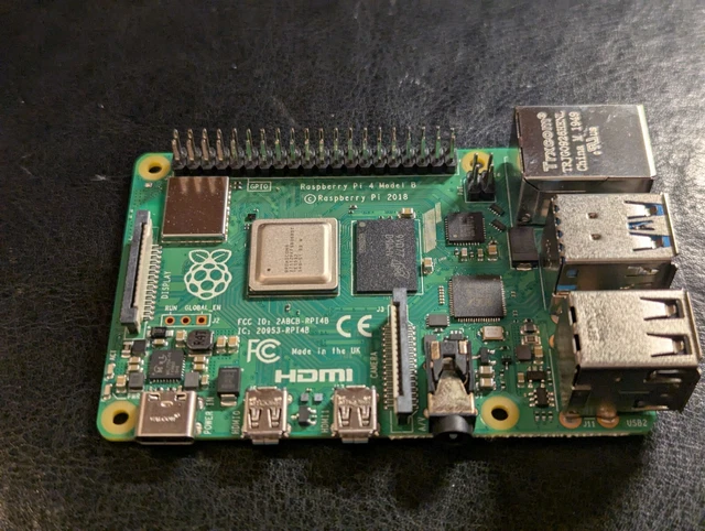 RASPBERRY PI 4 Model B, 4GB DDR4 RAM Single Board Computer (RPI4-MODBP ...