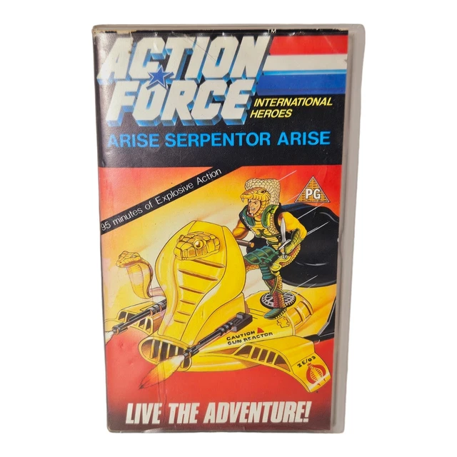 ACTION FORCE ARISE Serpentor Arise Vhs £5.99 - PicClick UK