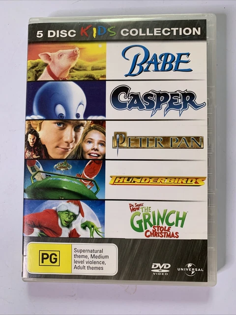 BABE / CASPER / Peter Pan / Thunderbirds / The Grinch Stole Christmas ...