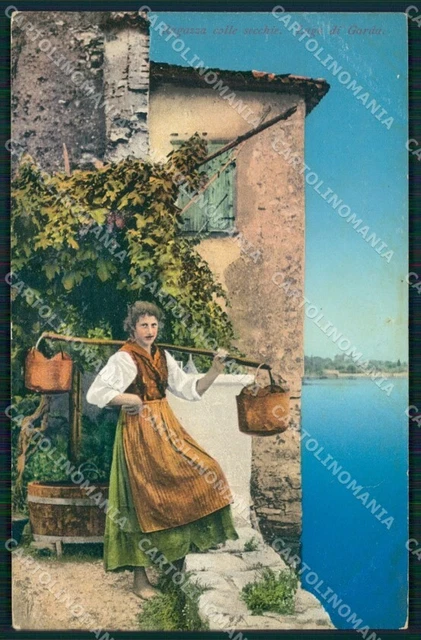 TRENTO RIVA LAGO di Garda Costumi cartolina QZ9646 EUR 15,00 - PicClick IT