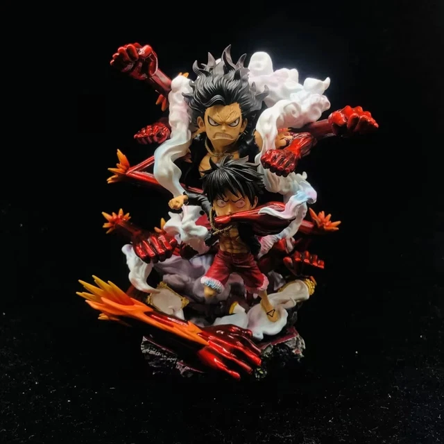 ONE PIECE DOUBLE Monkey D. Luffy 17CM Model Figure No Box pvc EUR 49,56 ...