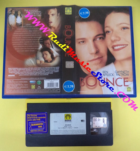 VHS*FILM BOUNCE BEN Affleck Gwyneth Paltrow MEDUSA 1088601 (F40*) no ...