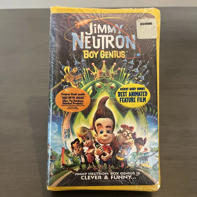 JIMMY NEUTRON: BOY Genius (VHS, 2002, Clam Shell) £10.91 - PicClick UK