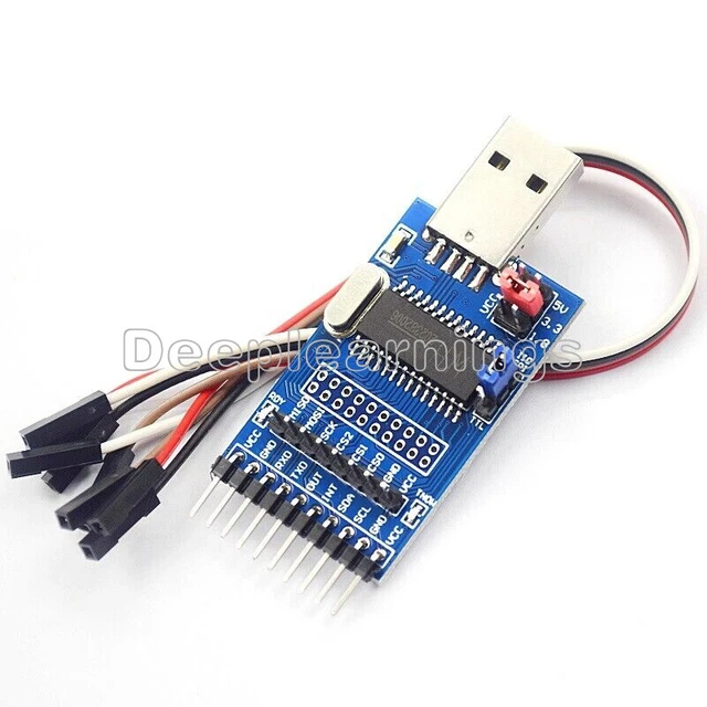 CH341A USB TO I2C / IIC / SPI / UART / TTL / ISP Adapter EPP /MEM ...