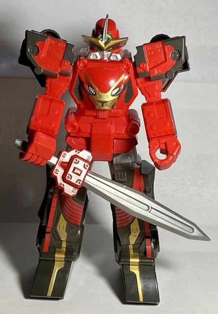 POWER RANGERS RED Beast Racer Zord Megazord Morphers Action Figure Toy ...