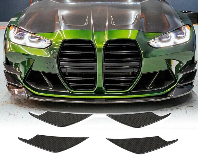 VÉRITABLE PARE-CHOCS AVANT en fibre de carbone ailerons à lèvres moule ...