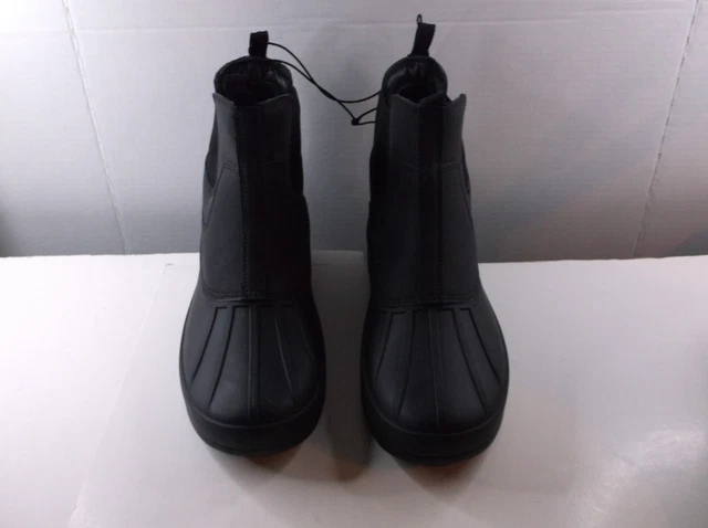 MEN'S GOODFELLOW & co. Waterproof Pull on Duck Boots Black Size 11 New ...