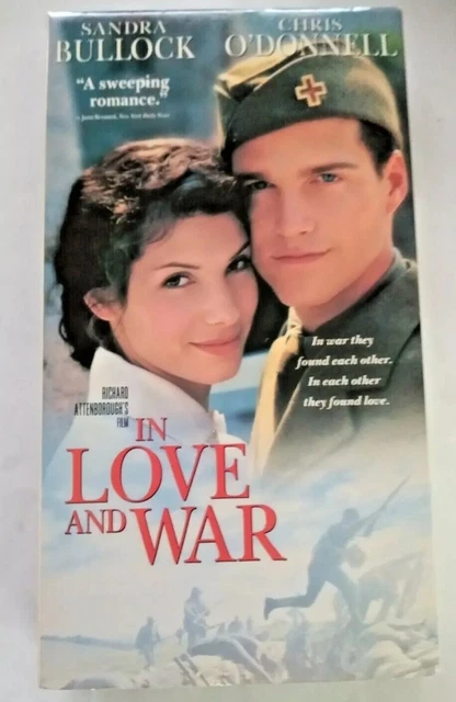 IN LOVE AND War VHS Tape - Chris O'Donnell, Mackenzie Astin, Sandra ...
