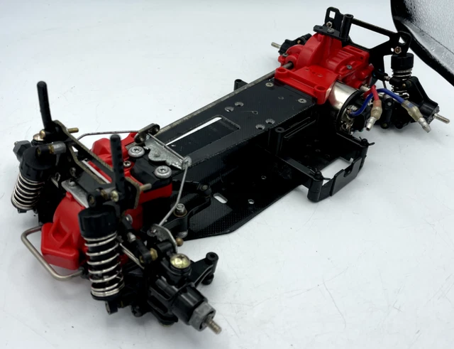 FOR PARTS TAMIYA TA-02 TA02 FRP chassis with motor £122.50 - PicClick UK