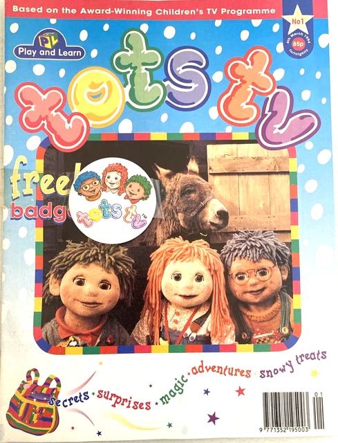 TOTS TV # 1. With Free Gifts. March 1994 Fleetway Scarce Uk Magazine ...