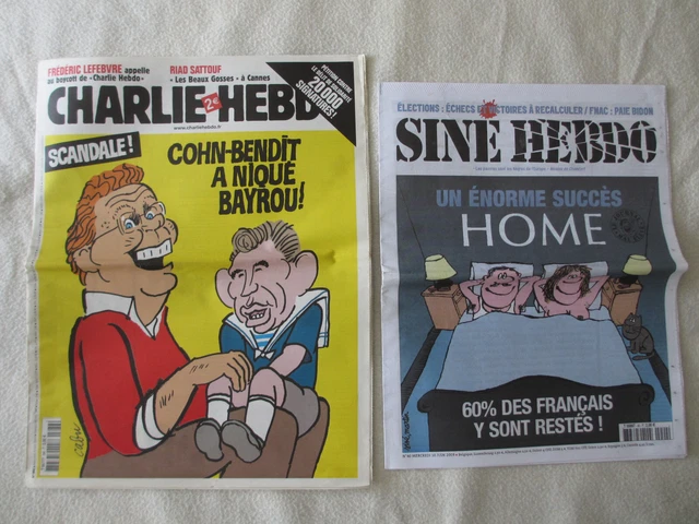 CHARLIE HEBDO N° 886 + Sine Hebo N° 40- 10/06/2009 EUR 5,00 - PicClick FR