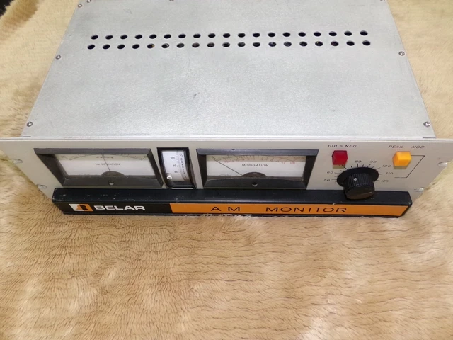 BELAR AM MODULATION Monitor AMM-1 HIGH QUALITY AM Monitor Triad A-67J ...