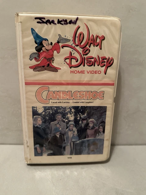 CANDLESHOE VHS WALT Disney Embedded White Clamshell Jodie Foster ...