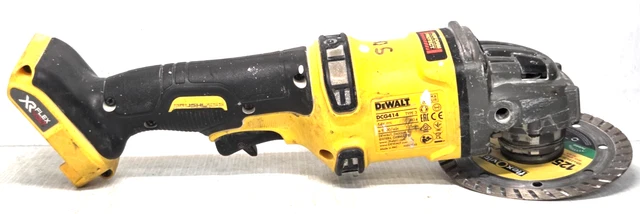 DEWALT DCG414 54V FlexVolt XR Li-Ion Cordless Brushless 125mm (5 ...