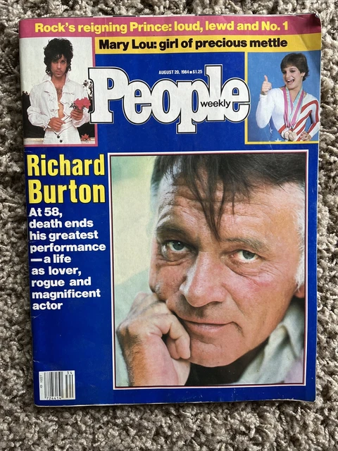 PEOPLE MAGAZINE - Richard Burton Death , Prince, Mary Lou Retton ...