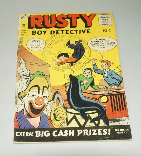 MARZO - APRILE 1955 Rusty Boy Detective N. 1 Fumetto - Good Comics Inc ...