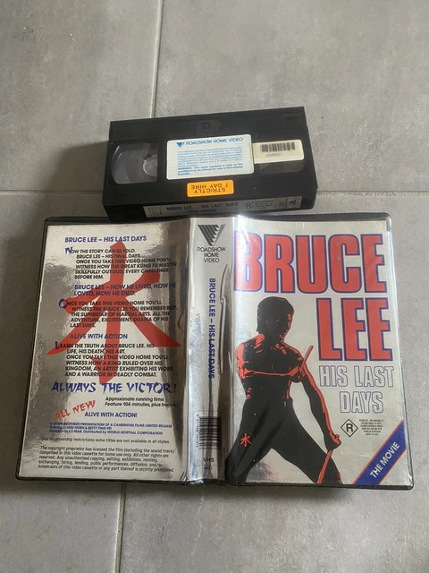 RARE/ BRUCE LEE His Last Days Vhs/ Original R-rated Roadshow Martial ...