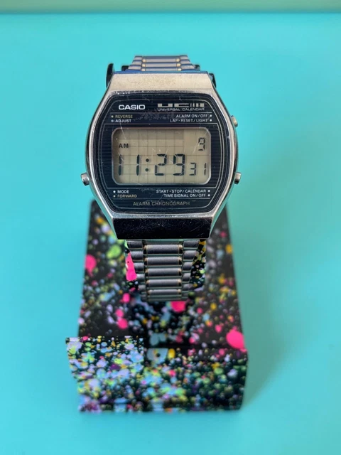 [RARE] CASIO CASIOTRON 79-CS Vintage Digital Universal Calendar Watch ...