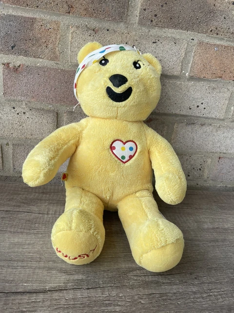 BUILD-A-BEAR PUDSEY BEAR BBC Children In Need Plush Soft Toy Eye Patch ...