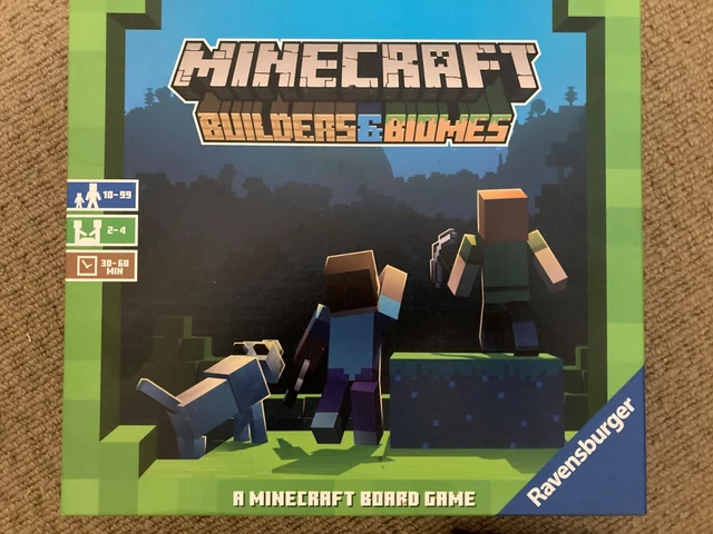 RAVENSBURGER MINECRAFT: BUILDERS & Biomes Strategy Board Game VGC ...