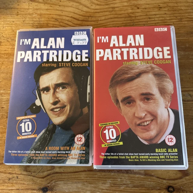I'M ALAN PARTRIDGE Vhs Tapes Steve Coogan 6 Episodes 2 Tapes £11.11 - PicClick UK
