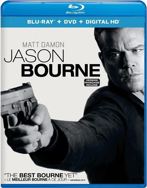 JASON BOURNE BLU-RAY (N/A) Matt Damon Quality Guaranteed Reuse Reduce ...